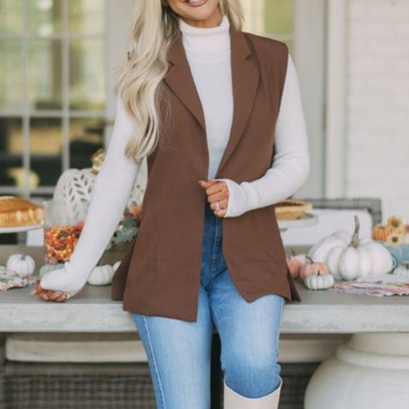 DO+BE | Jackets & Coats | Carson Sleeveless Blazer | Poshmark